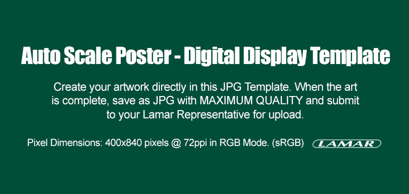 Lamar Graphics Digital Display Templates