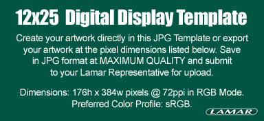 Lamar Graphics Digital Display Templates